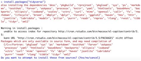 Unable To Install Packages Unable To Access Index For Repository General Posit Community
