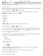 Solving Exact Equations Step By Step Guide For Babes Course Hero