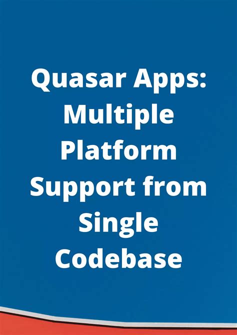Quasar Framework Full Front End Stack For Developing Spa Ssr Mobile And Desktop Apps Pdf