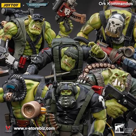 Joytoy Warhammer 40k Ork Kommandos Set Of 6 V Store Collectibles