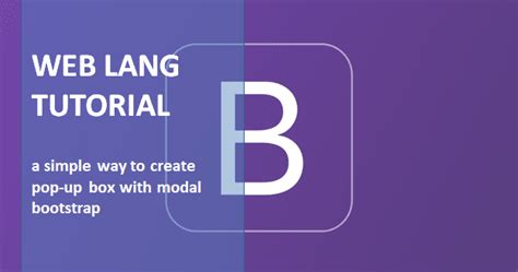 Cara Bikin Pop Up Keren Dan Responsive Kurang Dari 5 Menit Hanya Dengan Bootstrap Sahretech
