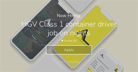 Hgv Class 1 Container Driver Job On Nights At Avail Logistics Hgv Class 1 Container Driver Job On Nights At Avail Logistics