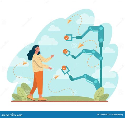 Automated Systems Linear Icons Set Robotics Efficiency Precision Streamlined Integration