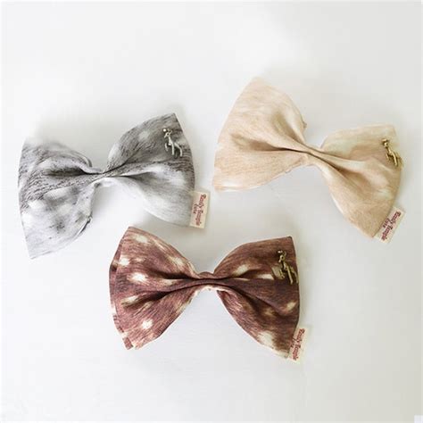 Fawn Fur Hair Clip By Emily Temple Cute
