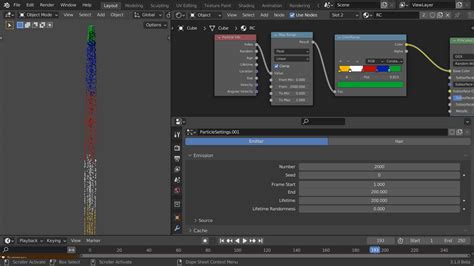 Color Ramp On Particles Particles And Physics Simulations Blender Artists Community