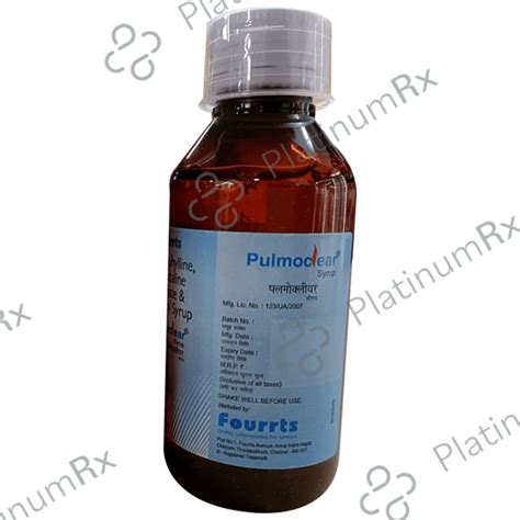 Pulmoclear 2 5mg Syrup 100ml Save 23 On Substitute Medicine