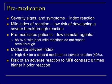 Ppt Intravenous Contrast Media Management And Prevention Of Adverse
