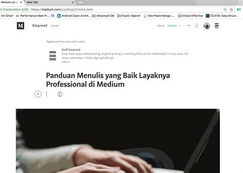 Panduan Menulis Yang Baik Layaknya Professional Di Medium By Easyread