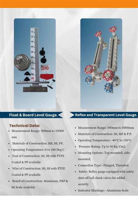 Float Type Level Switch At Rs 5900 Top Mounted Switches In Vadodara