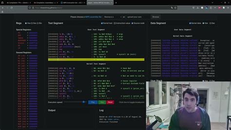 Assembleur Premiers Tests Mips32 Avec Spim Youtube