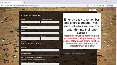 Mapping Census Part 1 Creating Kobotoolbox Account Youtube