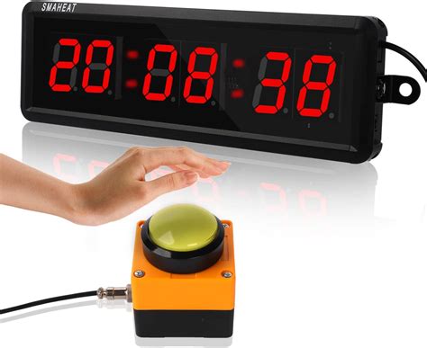 Amazon Com BTBSIGN Countdown Timer With Wired Button And Remote Drone Racing Home Kitchen
