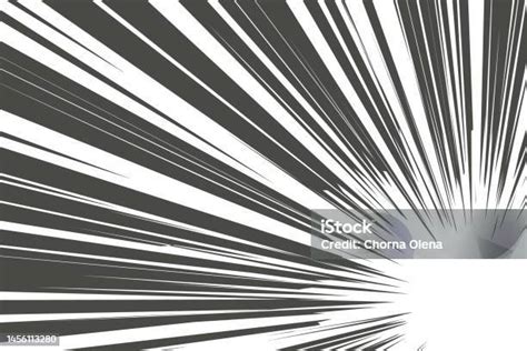 만화 책에 대한 속도 효과와 만화 방사형 라인 흑백 폭발 배경 플래시 레이 폭발 광선 벡터 프레임입니다 검은색에 대한 스톡 벡터