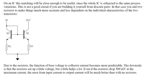 Current Mirror Explanation Page 1