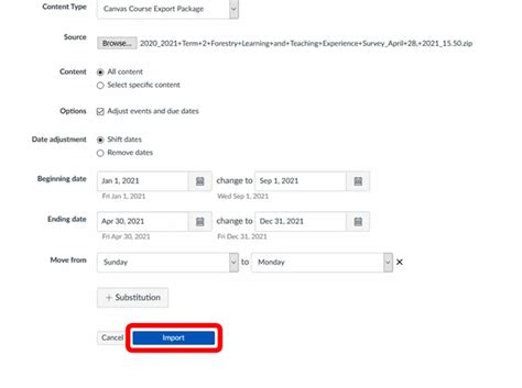 How To Import And Export Course Content In Canvas Lms