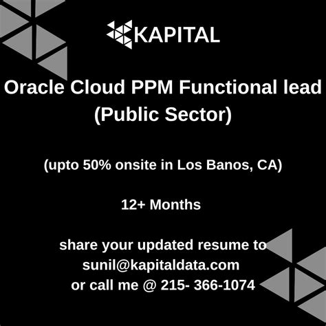Sunil Beesetty On Linkedin Hiringnow Oracleppm Oraclecloudppm Ppm