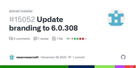 Update Branding To 60308 By Vseanreesermsft · Pull Request 15052 · Dotnetinstaller · Github