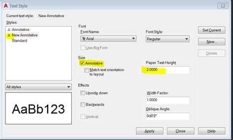 Annotative Text Autodesk Community
