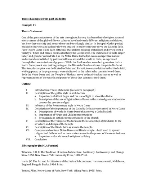 Art History Thesis Examples Notre Dame And Versailles