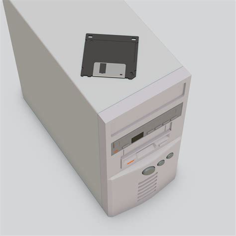 Old System Unit 3d Turbosquid 1986400