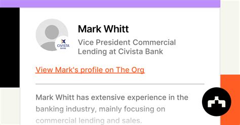 Mark Whitt Vice President Commercial Lending At Civista Bank The Org