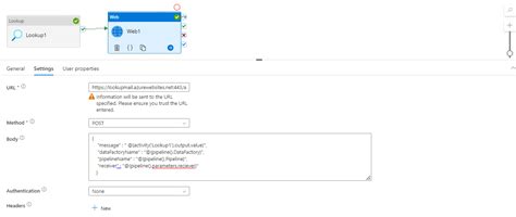 azure how do i send the output of lookup activity by email stack