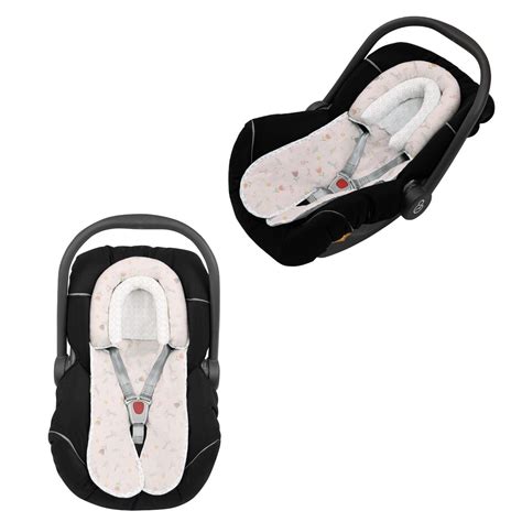 Capa Com Apoio Cabeça Bebê Conforto E Carrinho Tulipa Papi