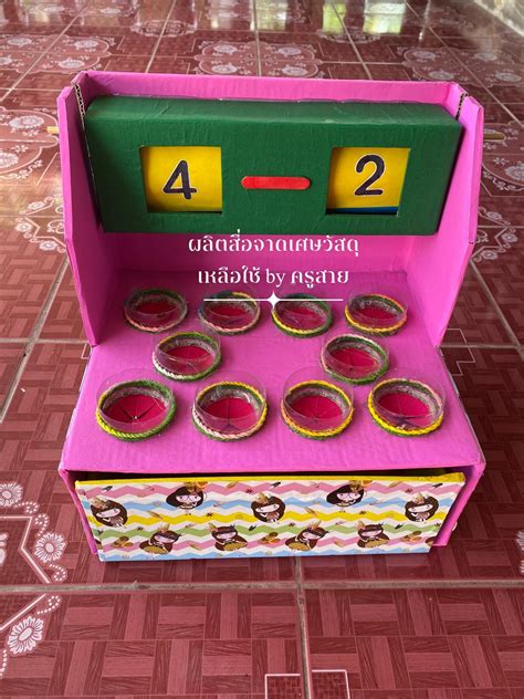 สื่อการสอนชุดปูพื้น ผลิตสื่อจากเศษวัสดุเหลือใช้ By ครูสาย Facebook