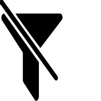 Remove Filter Icon Free Icons Library