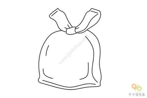 漂亮袋子简笔画 简笔画图片大全 普车都