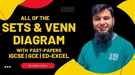 All Of The Sets And Venn Diagram Math Igcse Gcse Gce Youtube