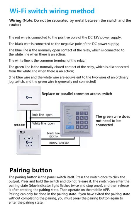 WIFI Exit Button For Electronic And Magnetic Door Locks