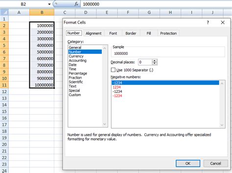 Why Dont The Thousand Separators Work Rexcel