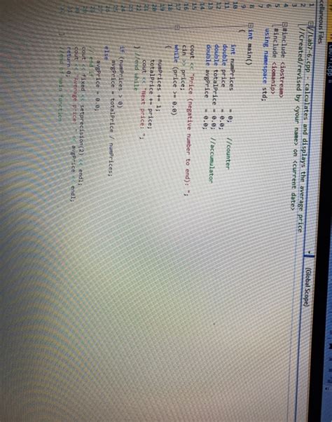 Solved LAB 7 6 Debug Solution File First Run The Program Chegg Com