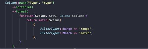 can i use enums in tables · rappasoft laravel livewire tables
