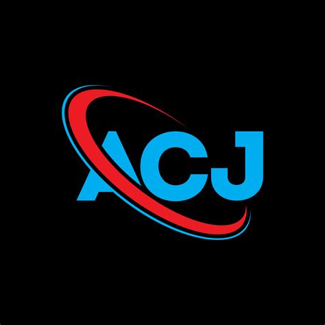 Acj Logo Acj Letter Acj Letter Logo Design Intitials Acj Logo Linked