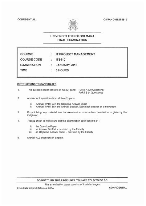 Faculty Computer Sciences And Mathematic 2018 Session 1 Degree Its510