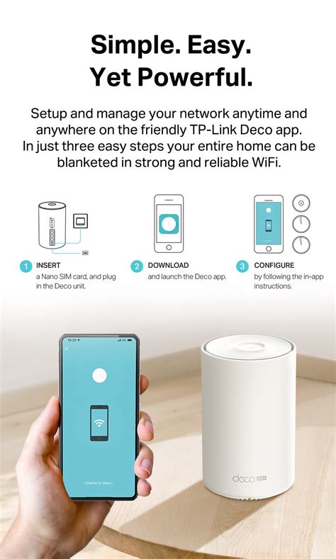 Tp Link G G Ax Modem Direct Sim Card Mesh Router Whole Home Wifi Mesh Wifi System With