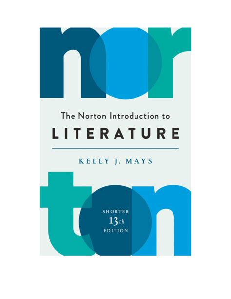 The Norton Introduction To Literature Pdfcoffeecom