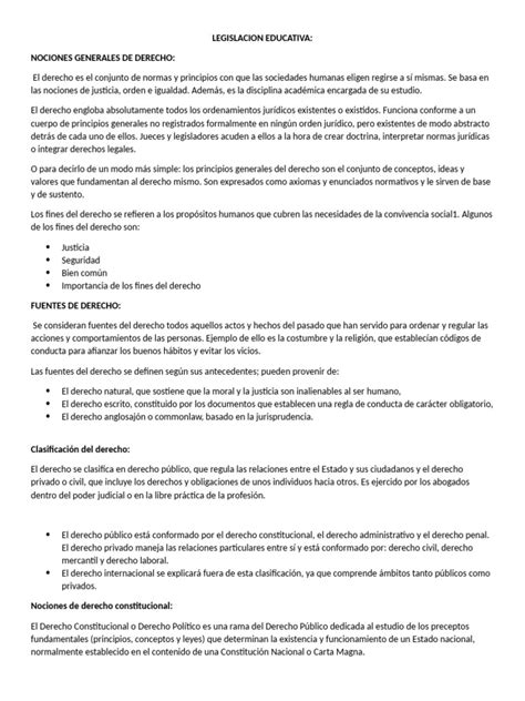 Legislacion Educativa Pdf