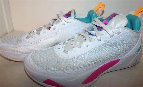 Nike Jordan Luka 1 Imaginarium Size 13 White Pink Turquoise Basketball