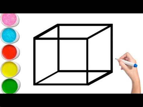 How To Draw A Cube Ln D Easy Drawing Cube D In Easy Drawing Kab Step By Step Bea Drawing