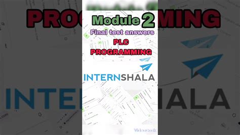 Module 2 Final Test Answers Plc Programming L Internshala L Internship L 2023 L 100 Correct