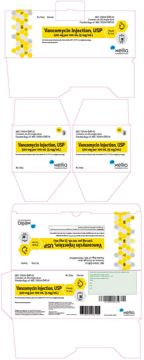 Fda Label For Vancomycin Injection Solution Intravenous Indications Usage And Precautions