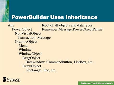 Ppt Ia353 Using Custom Class Objects In Powerbuilder Powerpoint