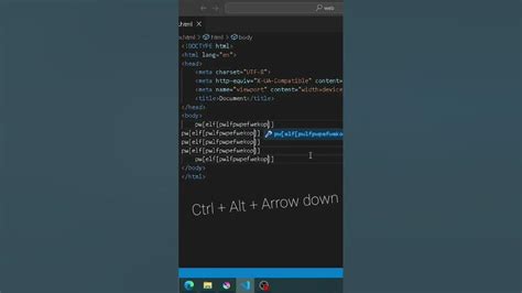 How To Create Multi Cursor In Vscode Youtube