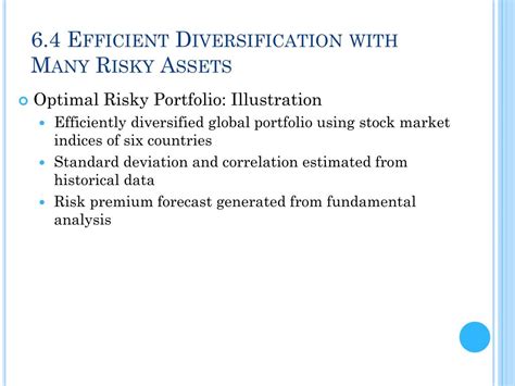 Ppt Efficient Diversification Powerpoint Presentation Free Download Id7000423