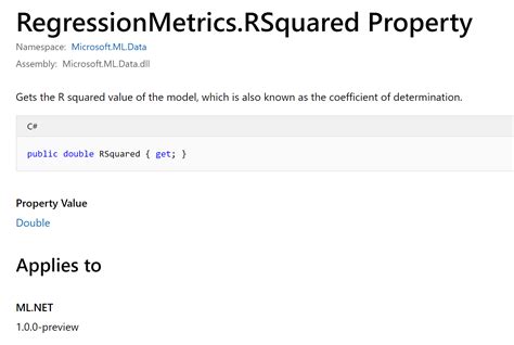 Improve Clarity Of Reference Documentation For Metrics · Issue 3407 · Dotnetmachinelearning