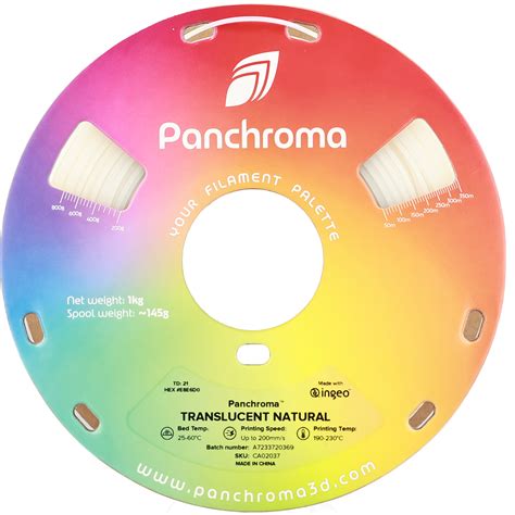 Panchroma™ Pla Translucent 3d Prima 3d Skrivare Till Bra Pris Samt