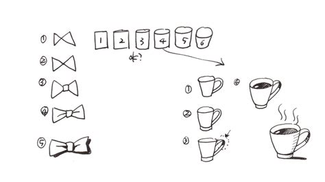 손그림 일러스트 기초강좌 리본커피잔 쉽게 따라그리기 Step By Step Illustration Ribbon Coffee Cup Asmr Youtube